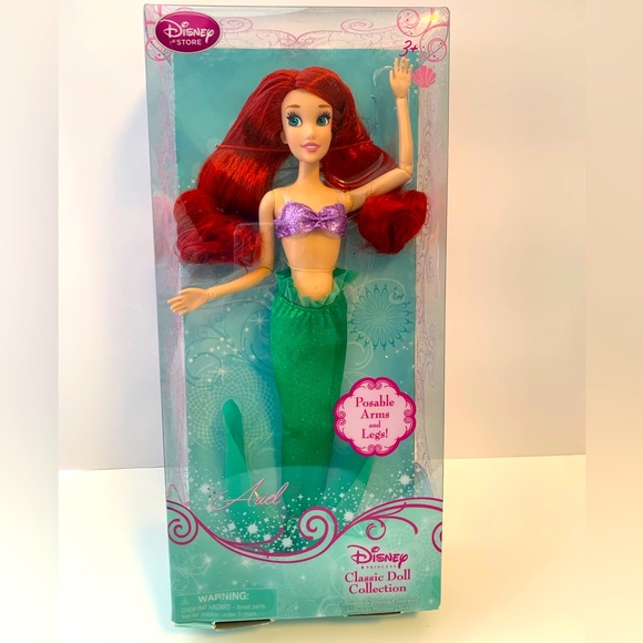 Disney | Toys | Disney Store Classic Doll Collection Ariel The Little ...